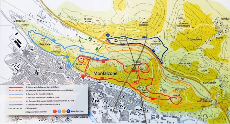 MONFALCONE (Go). La Rocca. - Archeocarta del Friuli Venezia Giulia