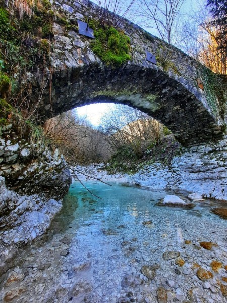LUSEVERA (Ud), fraz. Vedronza, loc. Pers. Ponte romano. - Archeocarta ...
